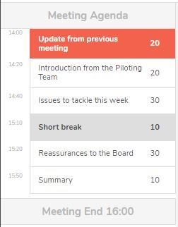 Running an Agenda-driven meeting
