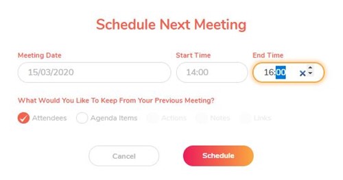 Running an Agenda-driven meeting